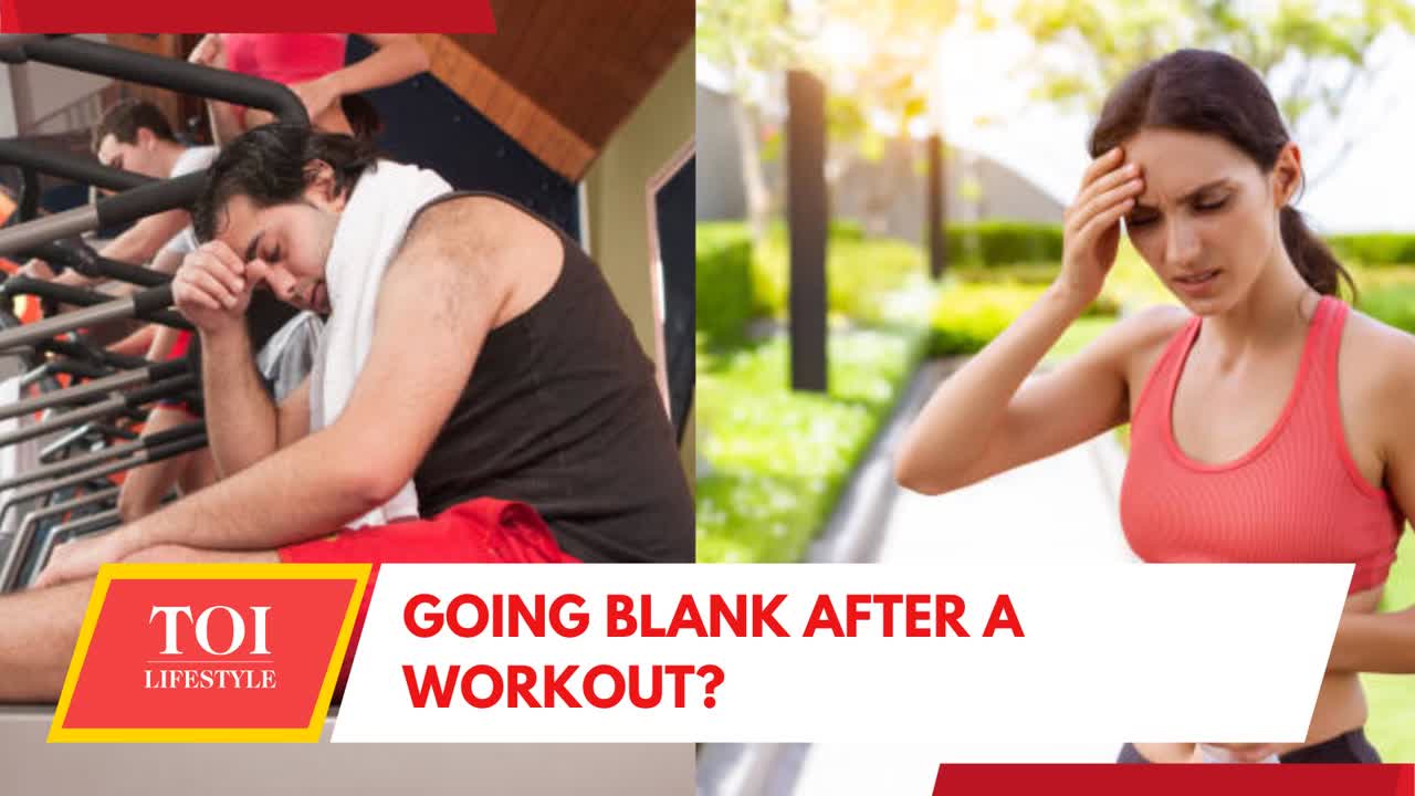 What makes you faint after a workout?