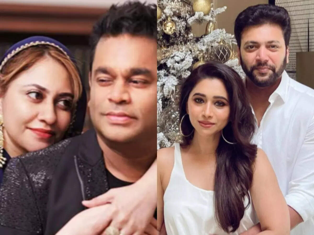 AR Rahman and Saira Banu, Jayam Ravi and Aarti Ravi, Samantha Ruth ...