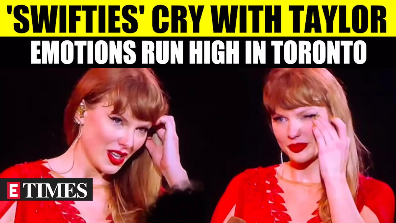 Taylor Swift Breaks Down In Tears Thanking Fans At Final Toronto ‘Eras ...