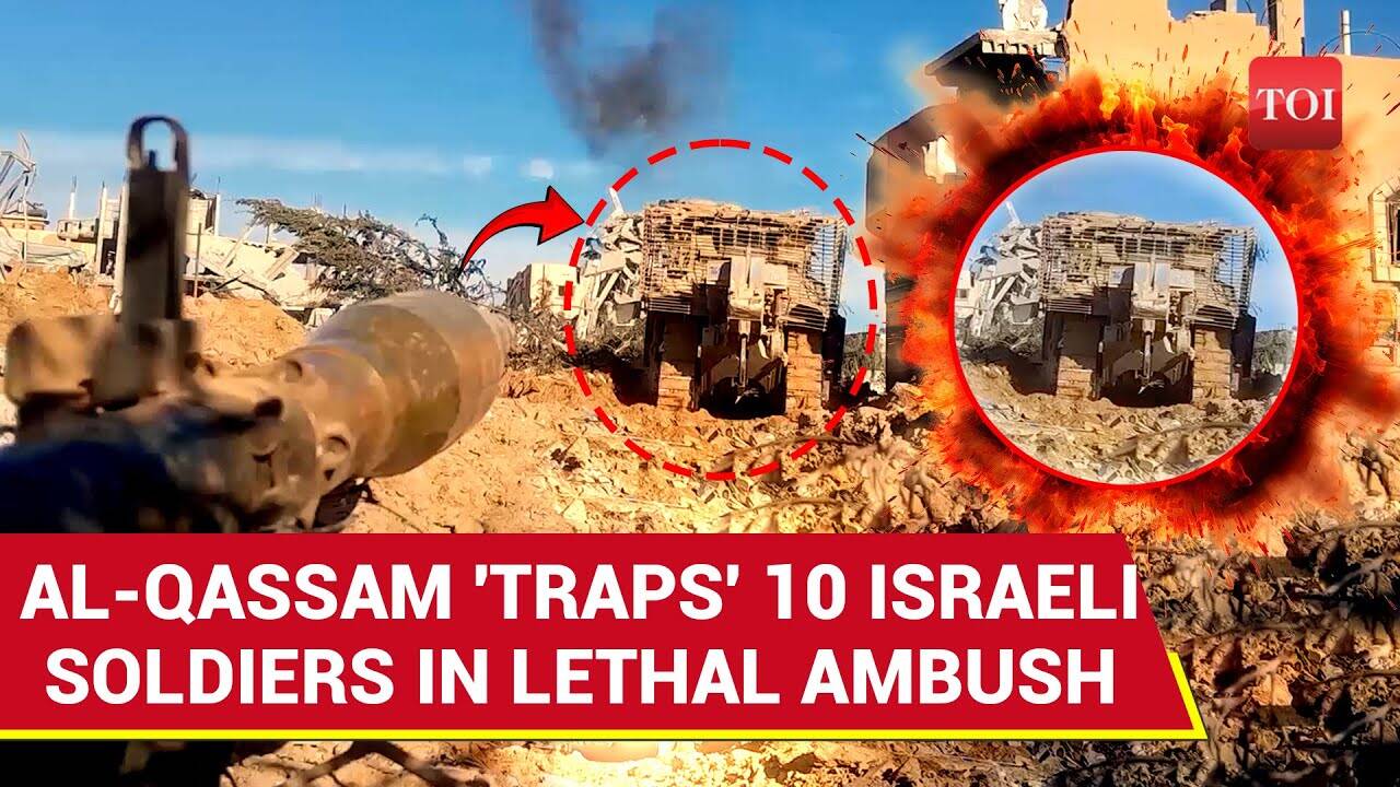 10 Israeli Soldiers Suffer Casualties As Hamas Launches Machine Gun ...