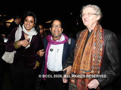 Sakti Burman attends 'Dance of Life' sculpture event by George .K at ...