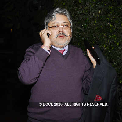 Chetan Seth arrives for 'Dance of Life' sculpture event by George .K ...