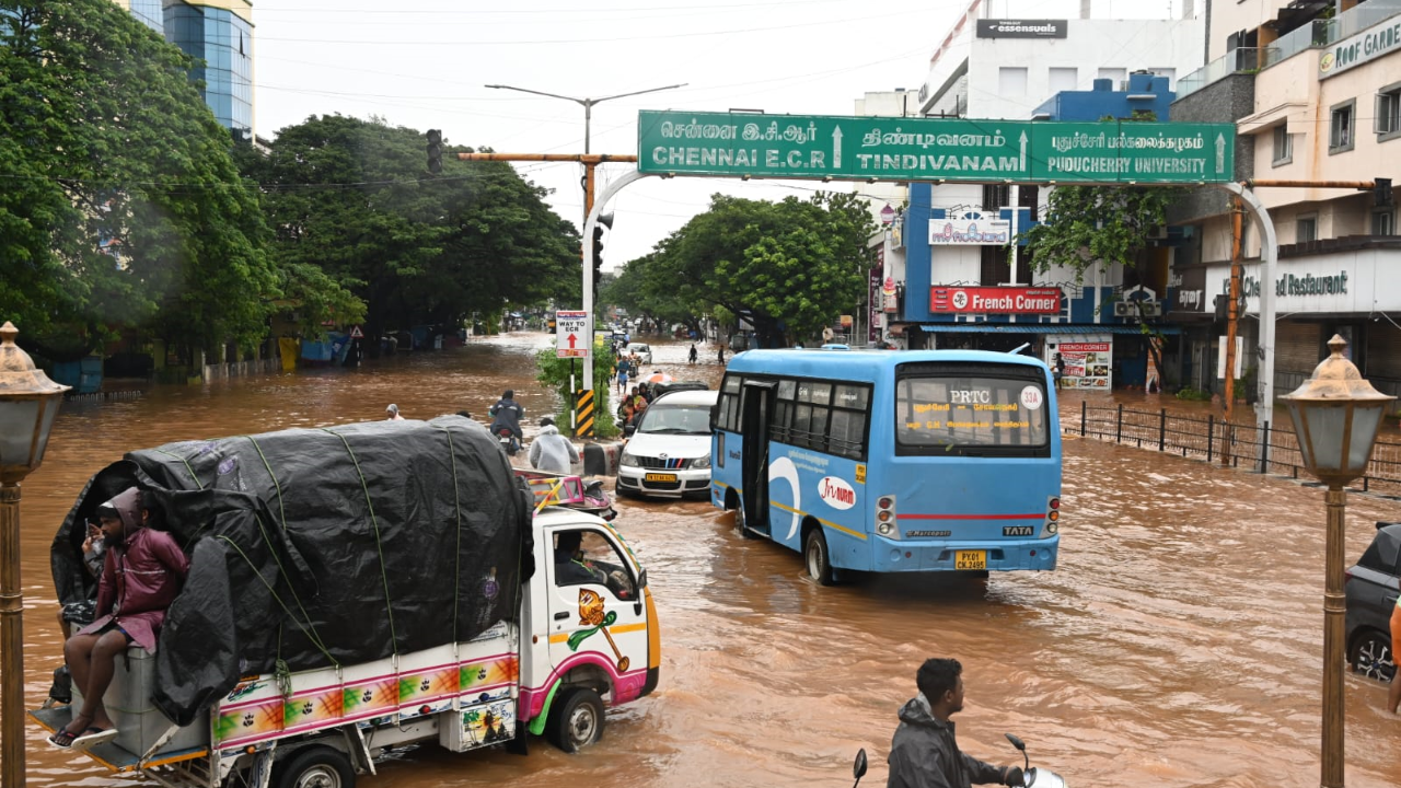 Drenched and disrupted: Puducherry endures heaviest rainfall in three ...