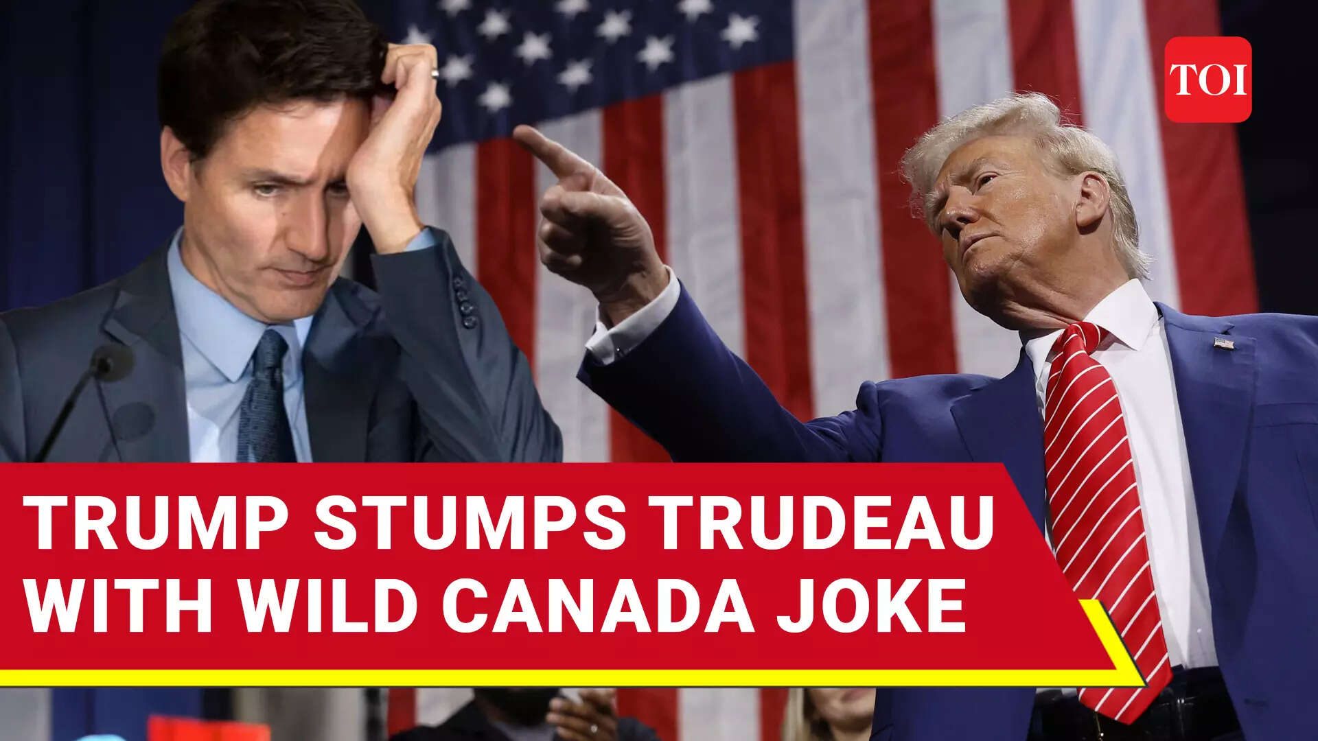 'Canada Can Be 51st U.S. State': Trump's Funny Jibe Cracks Up Trudeau ...