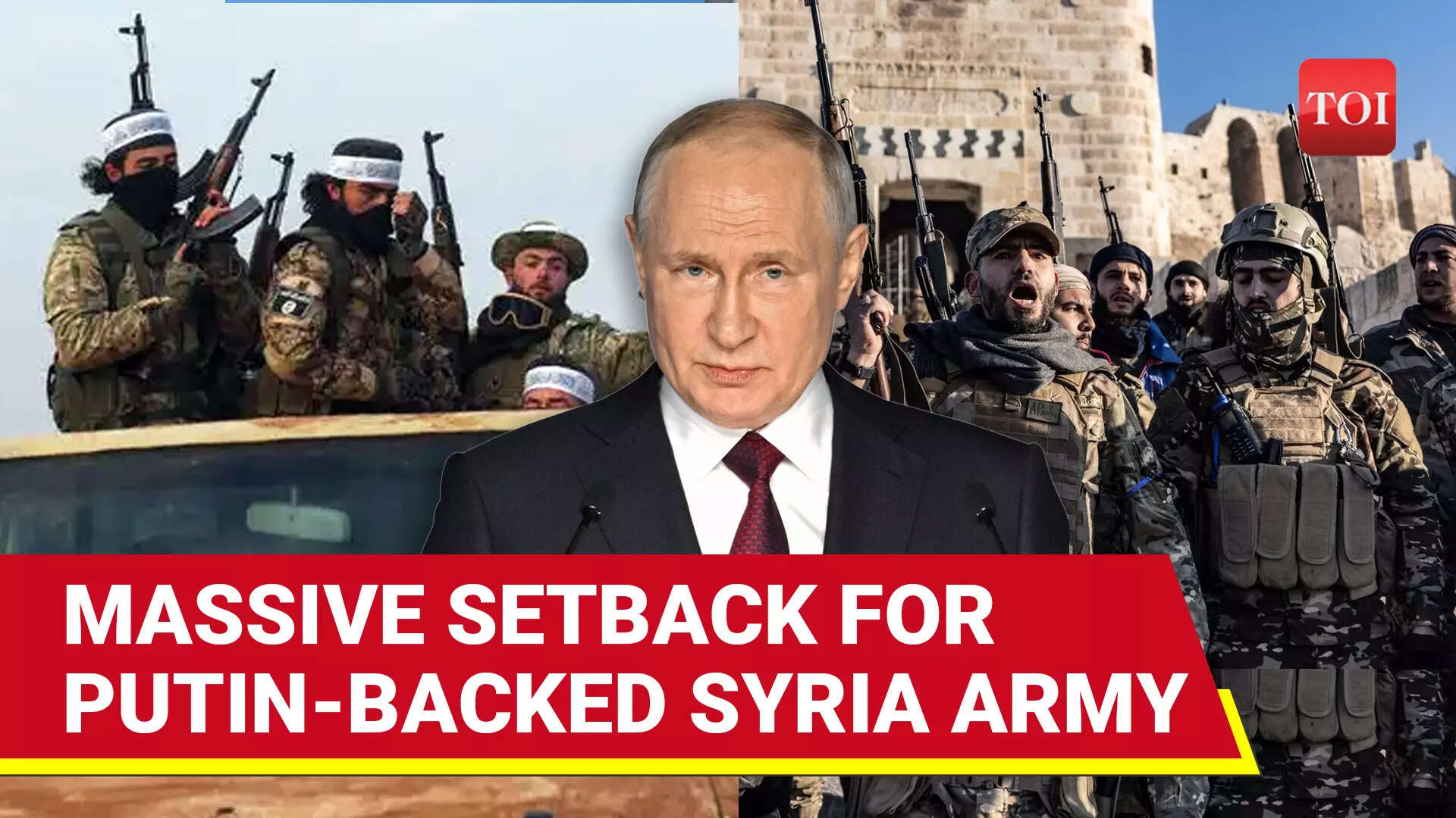 Syrian Rebels Push Into Hama Under Russian Airstrikes After Aleppo's Fall