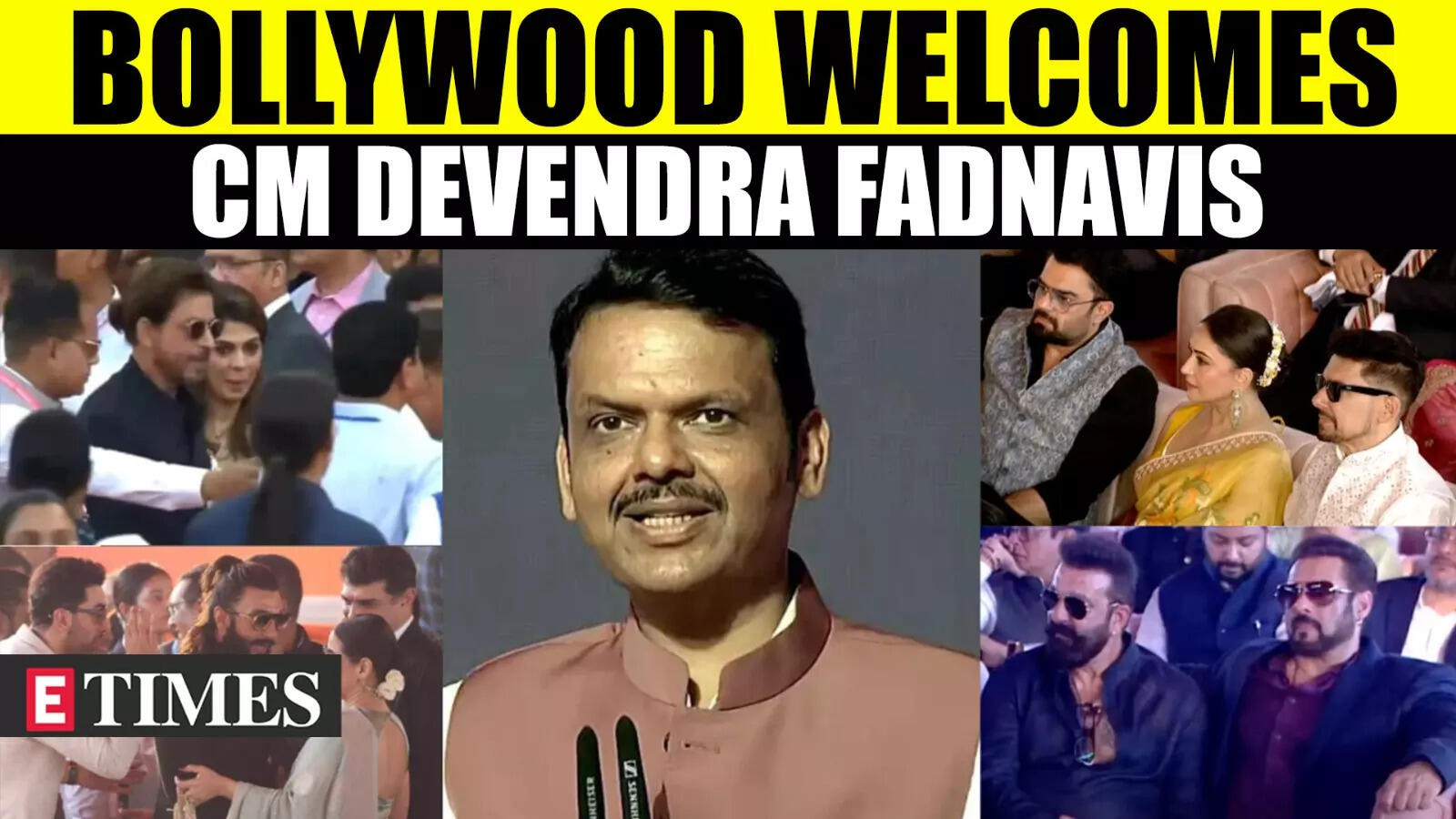Devendra Fadnavis Takes Oath As Maha CM: SRK, Madhuri Dixit, Salman ...