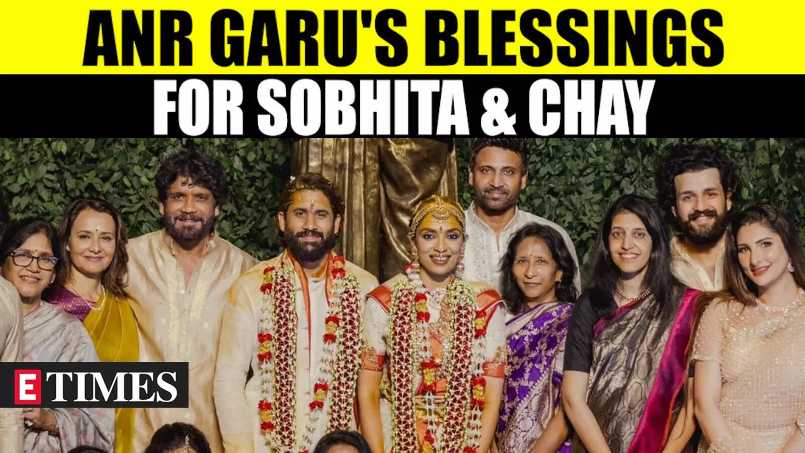 Sobhita Dhulipala and Naga Chaitanya Pose With Family, Seek Blessings ...
