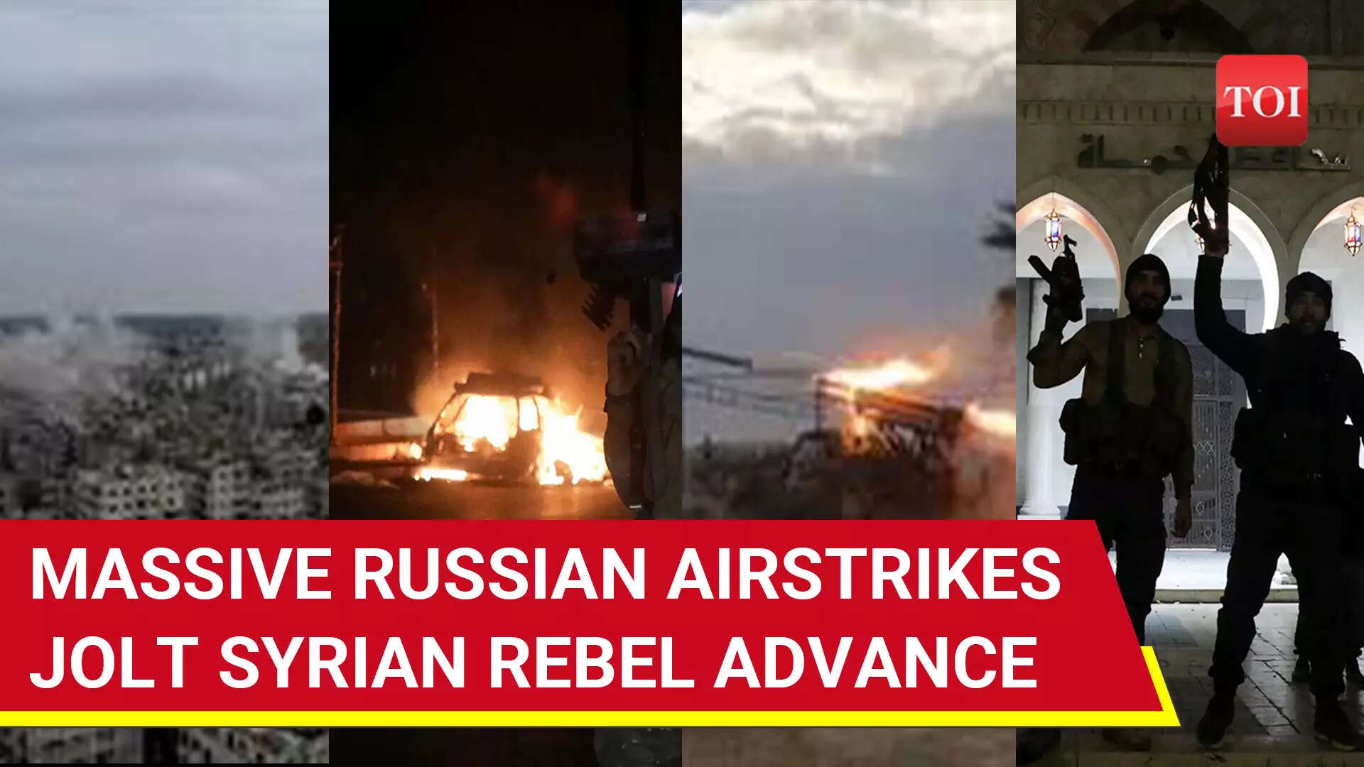 Russian Airstrikes Hit Homs-Hama Bridge; Fierce Clashes As Rebel ...