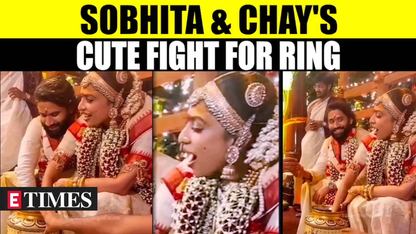 Naga Chaitanya & Sobhita Dhulipala Get Competitive During Angoothi ...