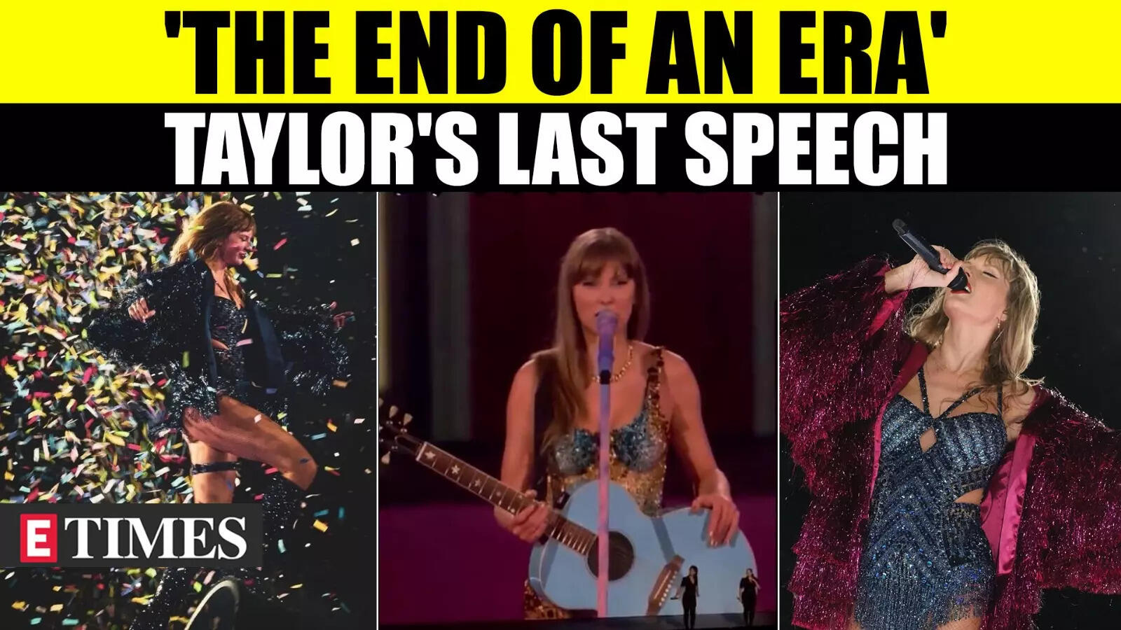 'For The Last Time...': Taylor Swift Concludes The Eras Tour With One ...