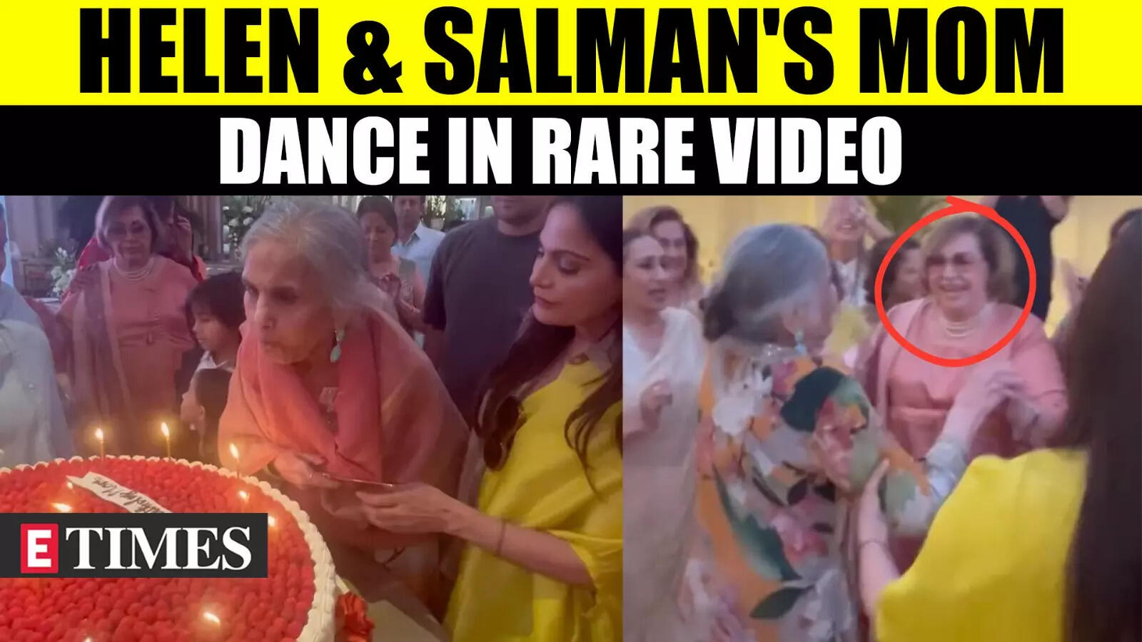 Salman Khan's Mother Celebrates Birthday, Rare Video Shows Helen Dance ...