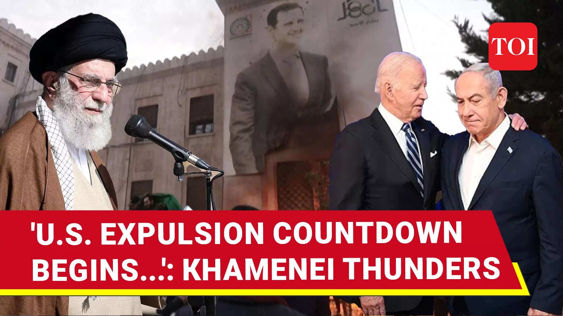 Khamenei Accuses U.S. & Israel Of Plotting Against Assad Govt, Vows ...