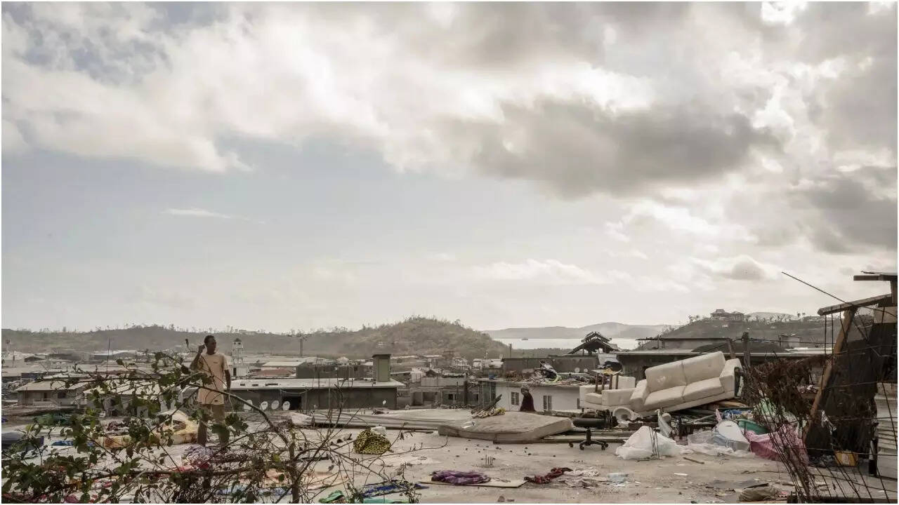 In pics: France's Mayotte in despair as cyclone destroyed homes, water ...