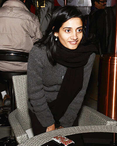 Naina Bachchan during a pre-auction preview hosted by Auction House ...