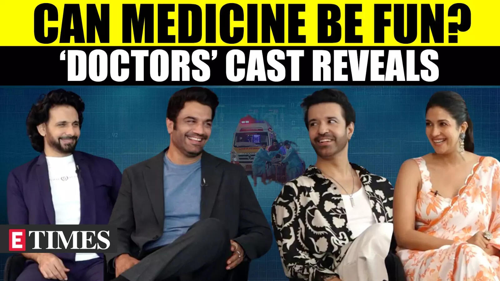 Laughter & Scrubs: The 'Doctors' Cast Sharad Kelkar, Harleen Sethi, Aamir Ali, Viraf Patell and ...
