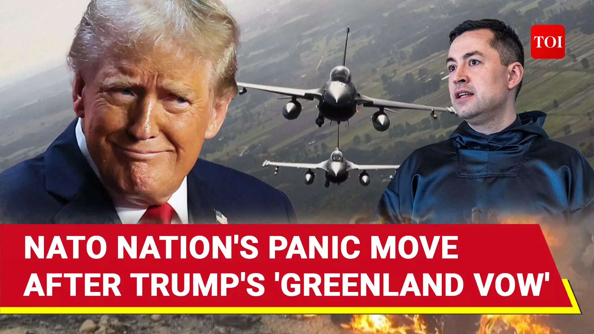Trump’s Greenland Remarks Spark Tension with NATO Ally Denmark | Watch