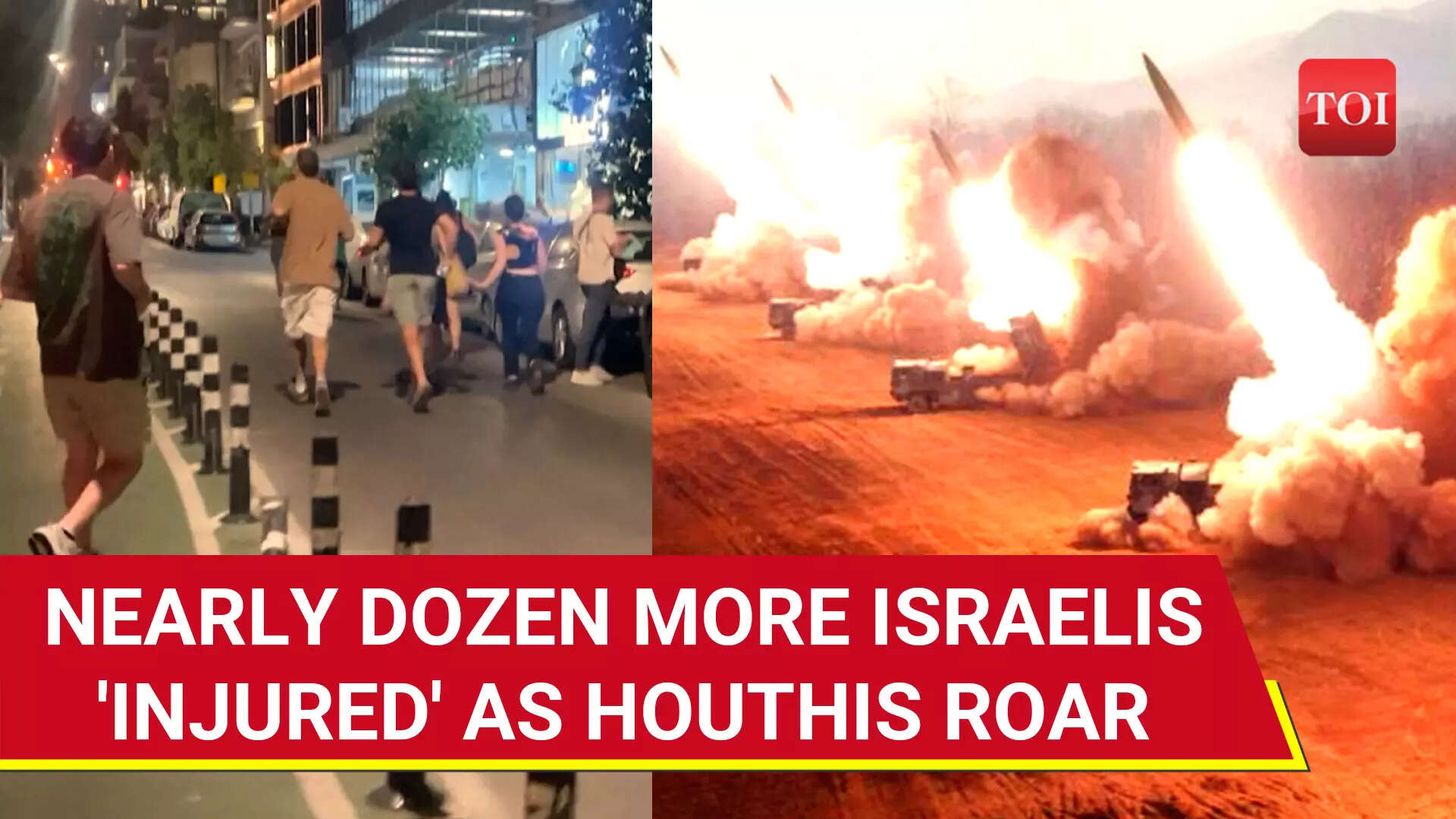 '9 More Israelis Injured': Houthi Attacks Spark Panic In Tel Aviv
