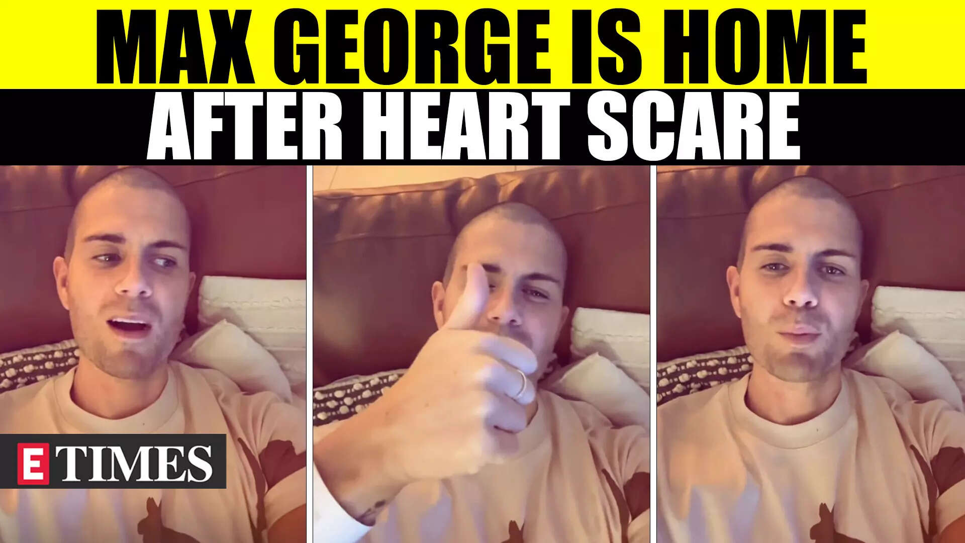 Max George Back For Christmas: Health Battle Ends With A Reunion For ...