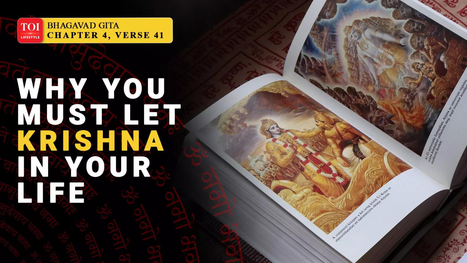 Bhagavad Gita Explains: Detachment and the Path to Self-Realization- Verse 4.41