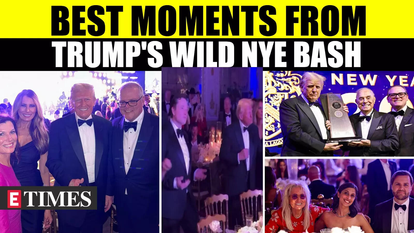 Highlights From Donald Trump's Star-Studded New Year's Eve: Epic Dance, Speeches & More; WATCH