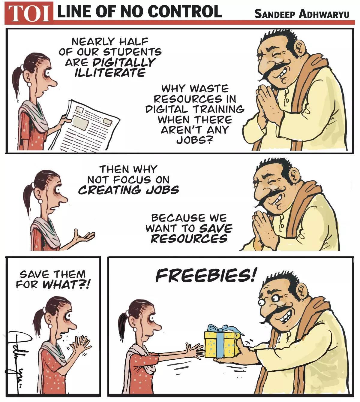 Cartoons: Political Cartoons, Political Humor & Jokes - Times of India