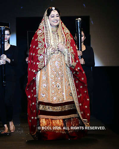Michelle Innes during Ritu Kumar's couture show at The Aman in Delhi on ...