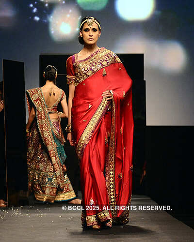 Michelle Innes during Ritu Kumar's couture show at The Aman in Delhi on ...