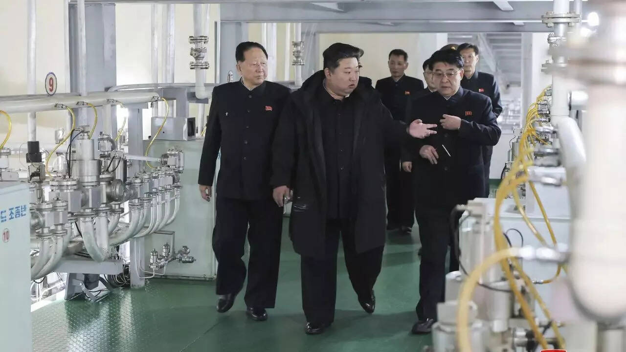 Kim Jong Un visits nuclear facility as tensions rise post-Trump ...