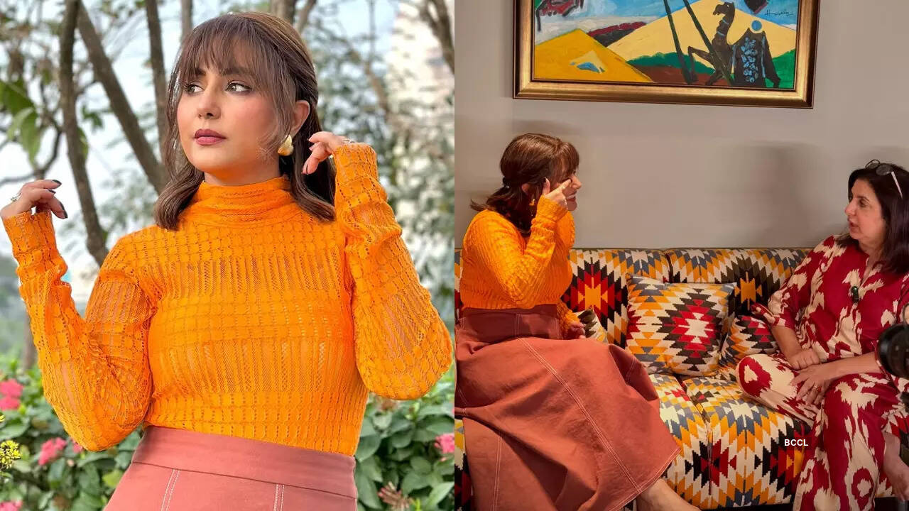 From getting emotional seeing her growing eyelashes to talking about her breast cancer journey ...