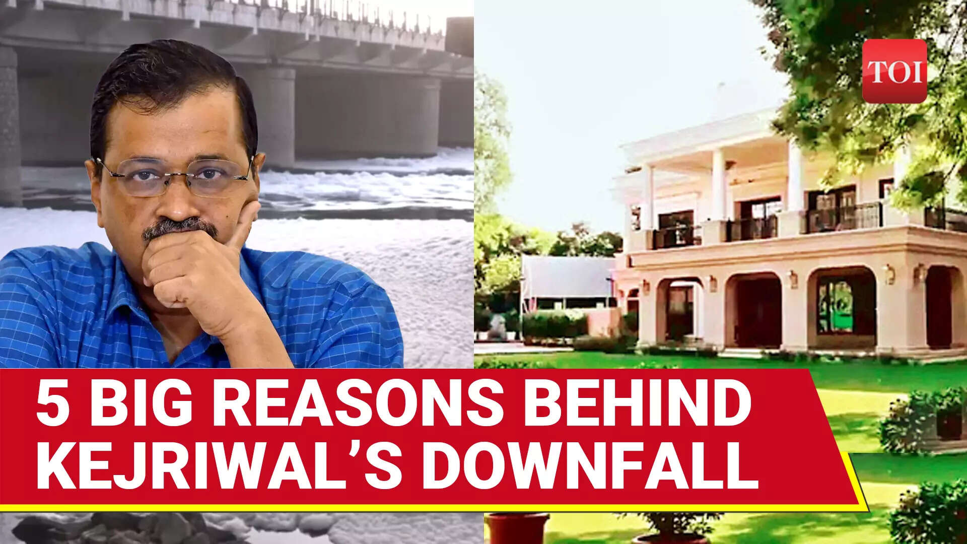 From Sheesh Mahal To Yamuna Crisis: How Kejriwal-led AAP Lost Voters ...