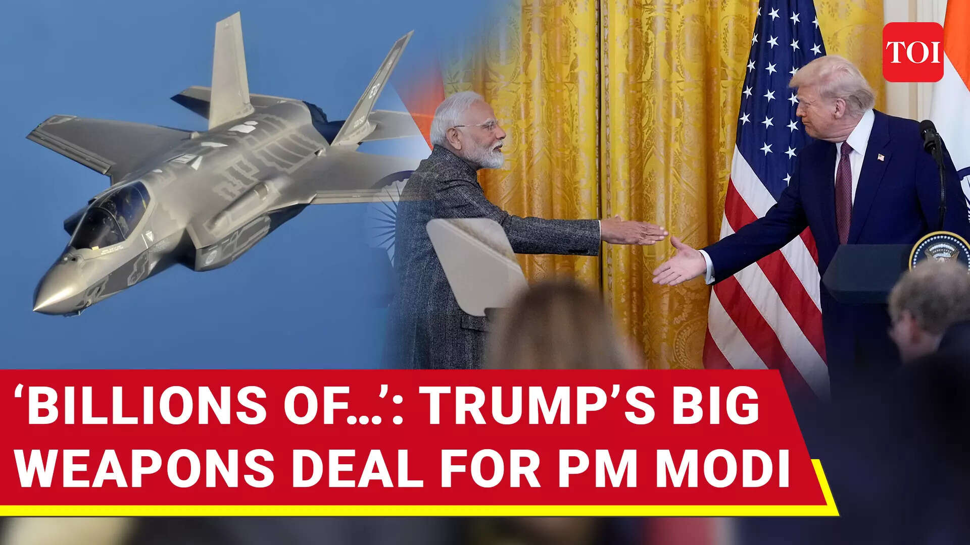 Trump Announces F-35 Stealth Fighter Jets Sale To India During Joint ...