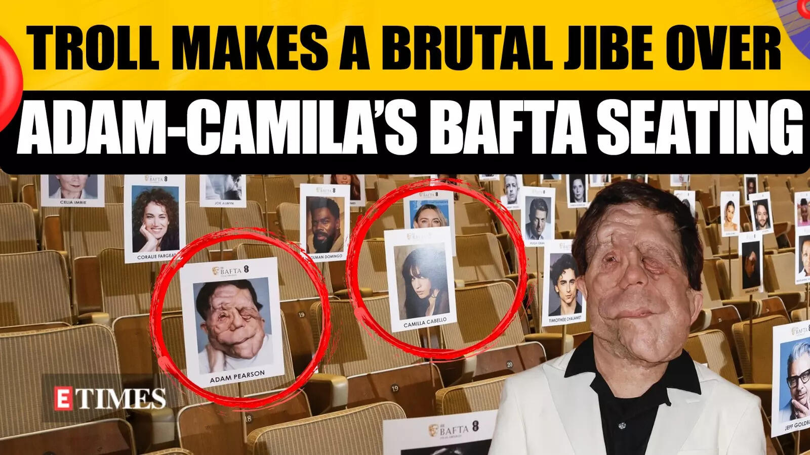 BAFTA 2025 Seating Plan Leak Sparks Drama! Adam Pearson Shuts Down Trolls Over Camila ...