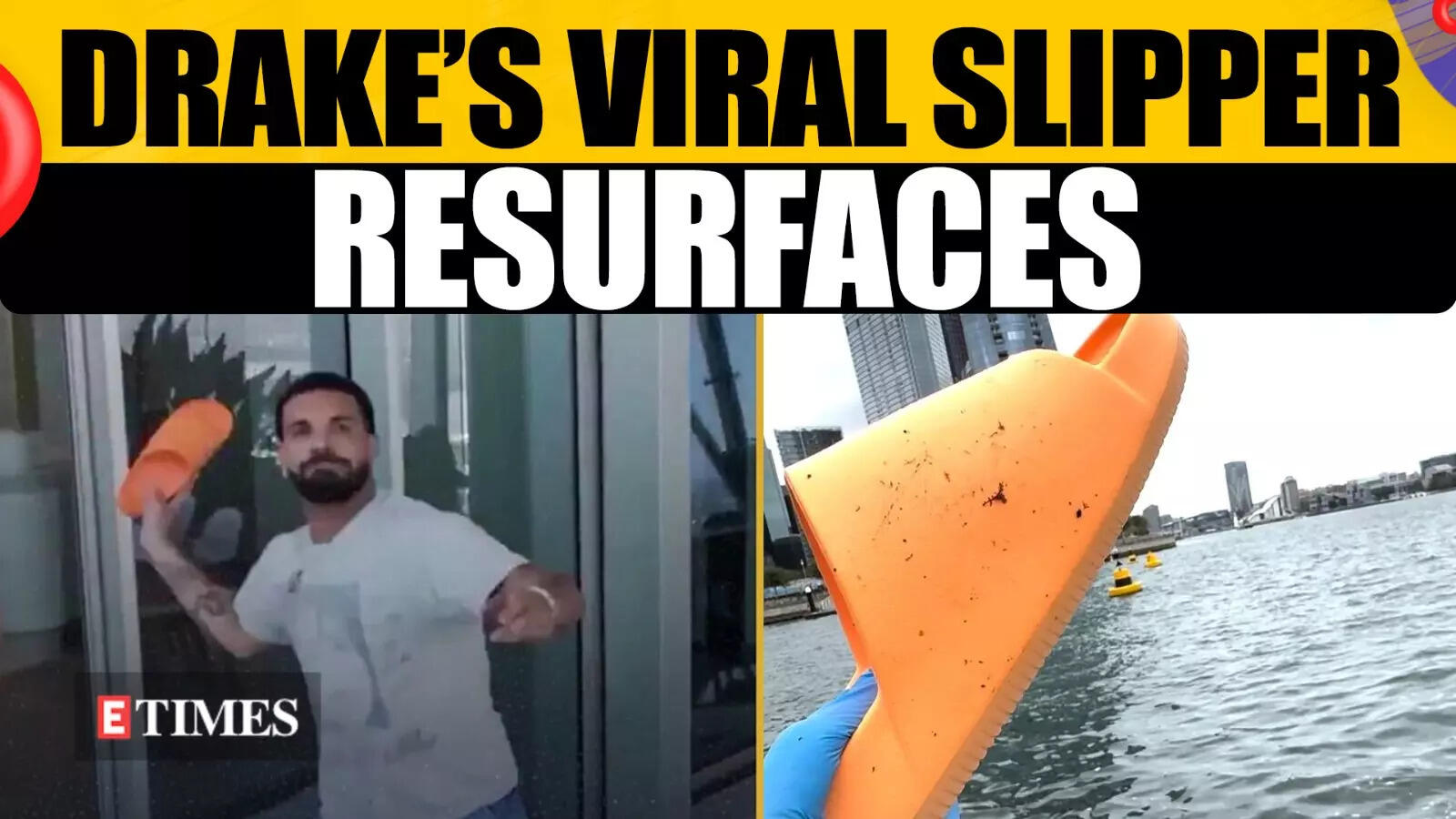 Drake’s Slipper ‘Found’ on Shore After Drone Throw; Fans Suggest Auction | WATCH