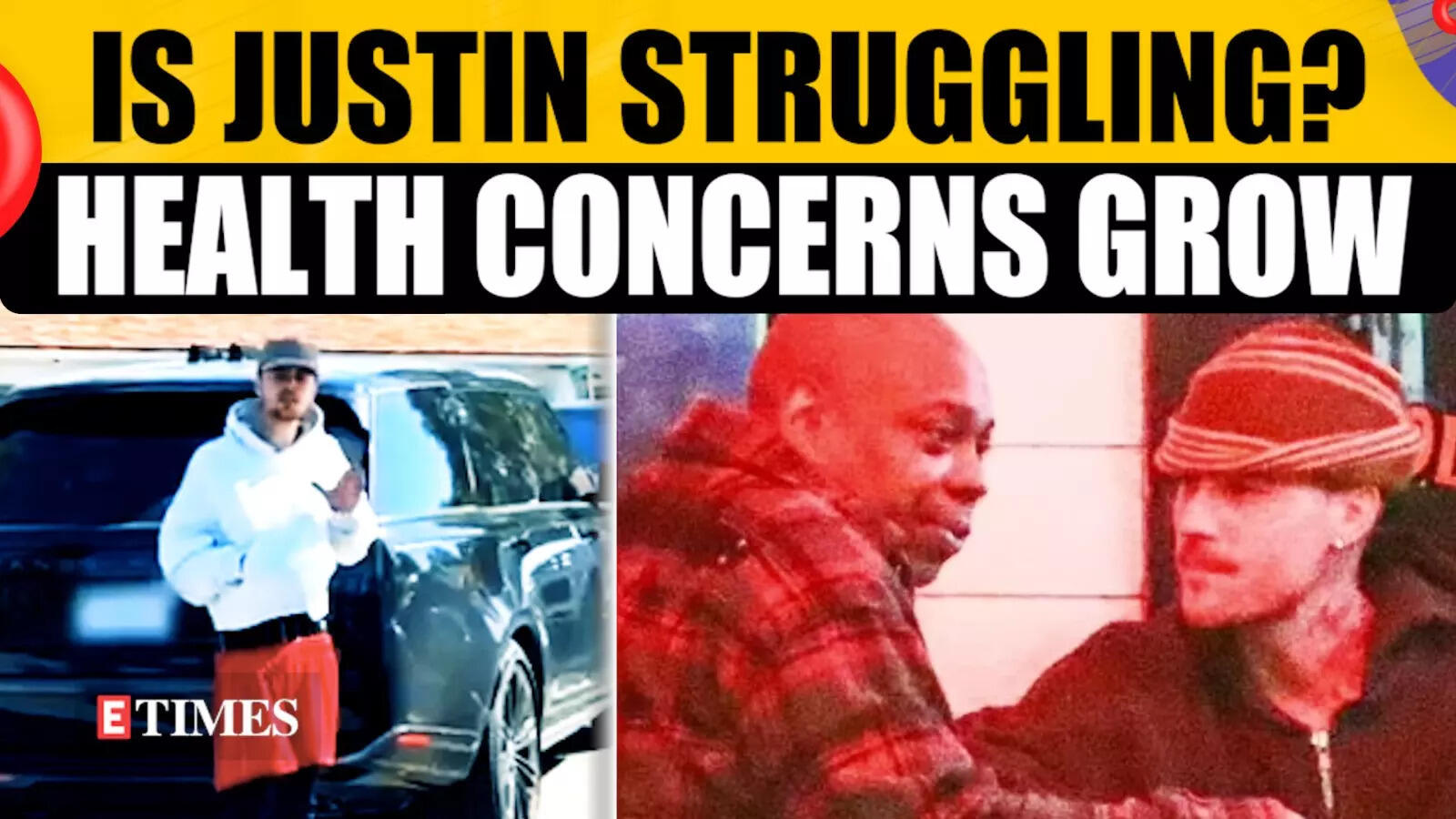 Justin Bieber’s ‘Weird’ Look Sparks Health Concerns Amid Dave Chappelle ...