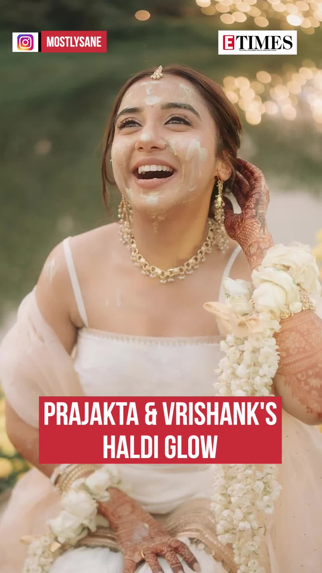 Prajakta Koli & Vrishank Khanal’s Radiant Haldi Glow Will Melt Your ...
