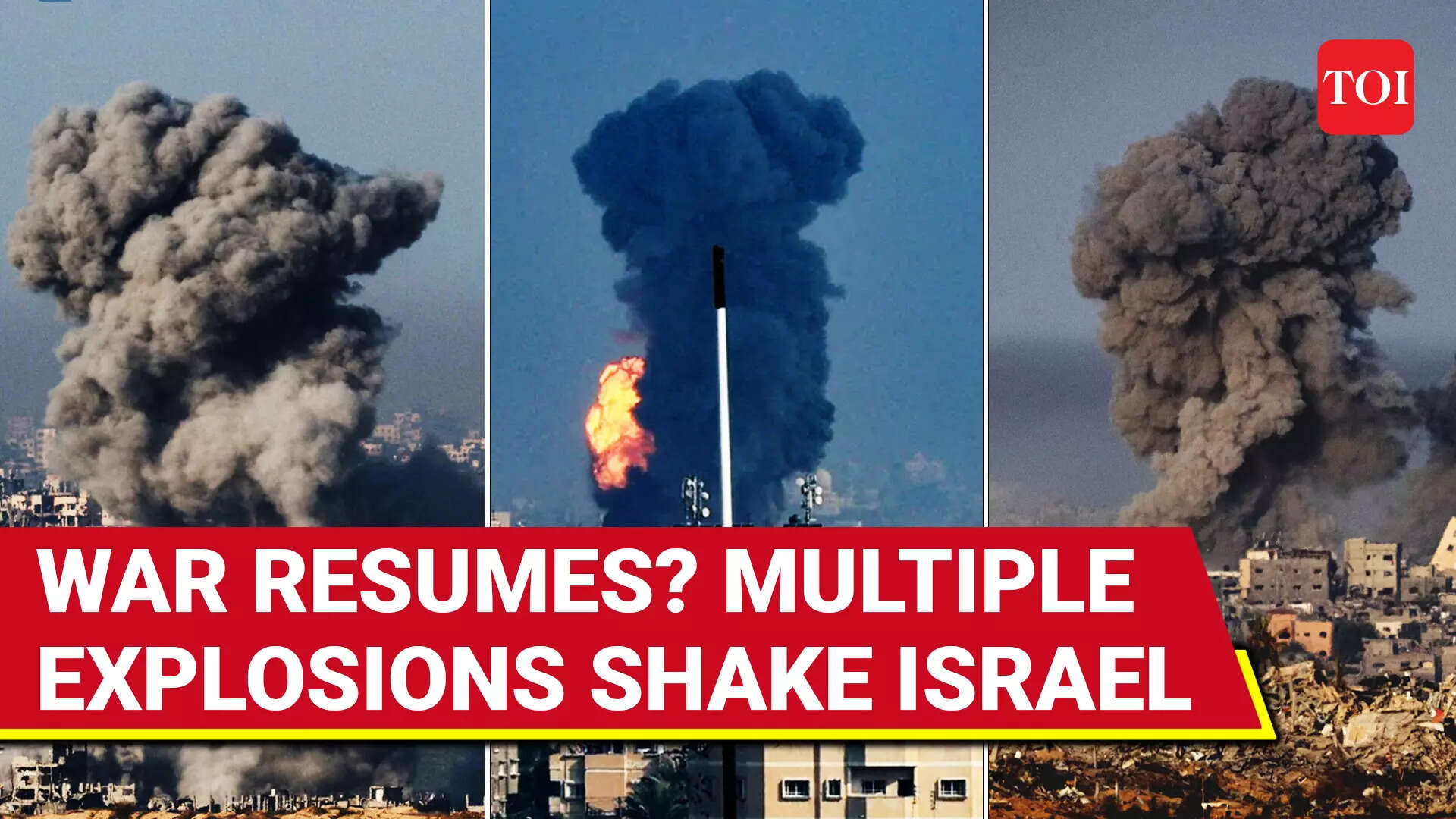 Midnight Blasts Hit Israel At Final Hours Of Ceasefire With Hamas; IDF ...