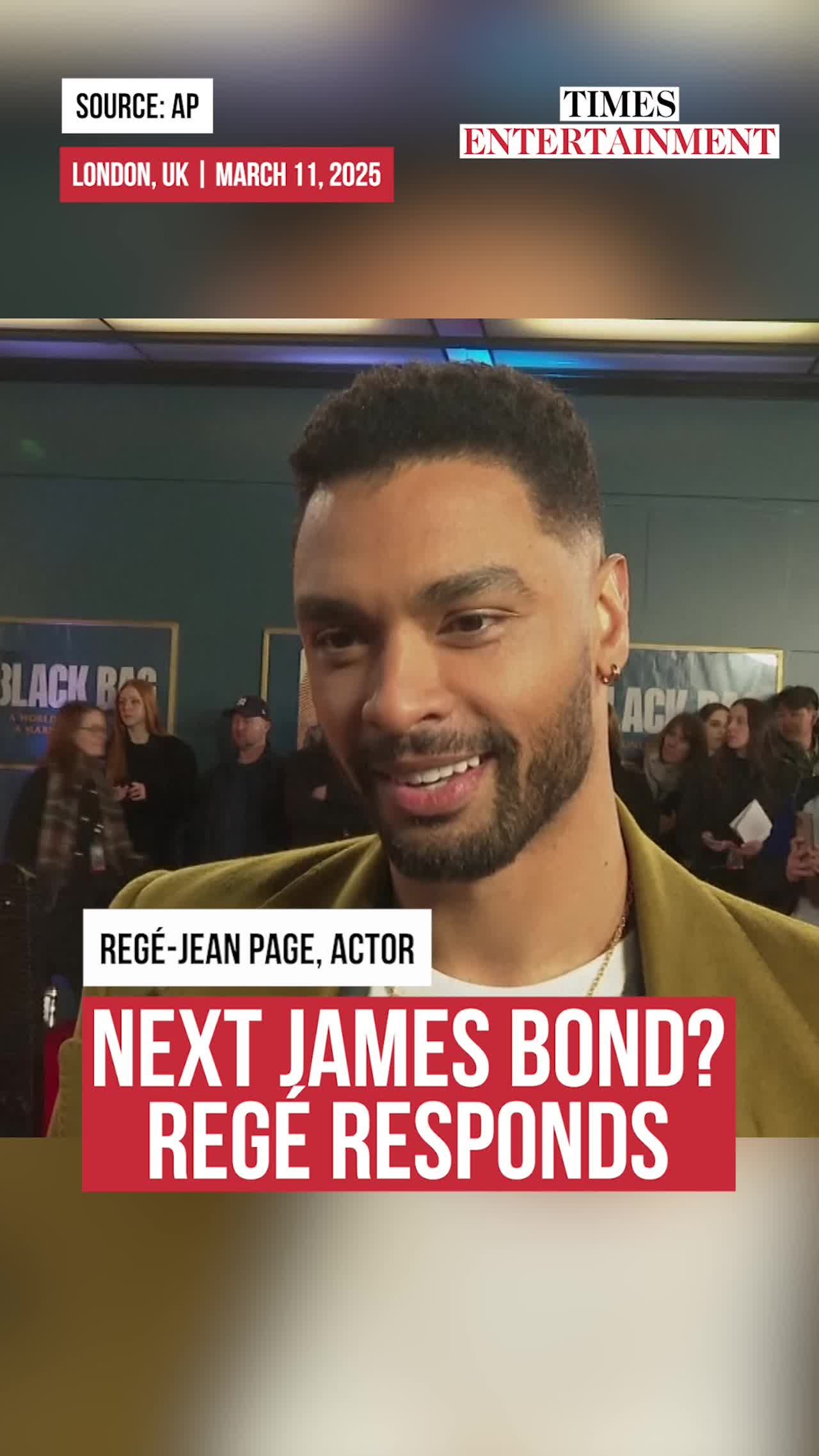 Regé-Jean Page Reacts to James Bond Casting Buzz; His Response Might ...