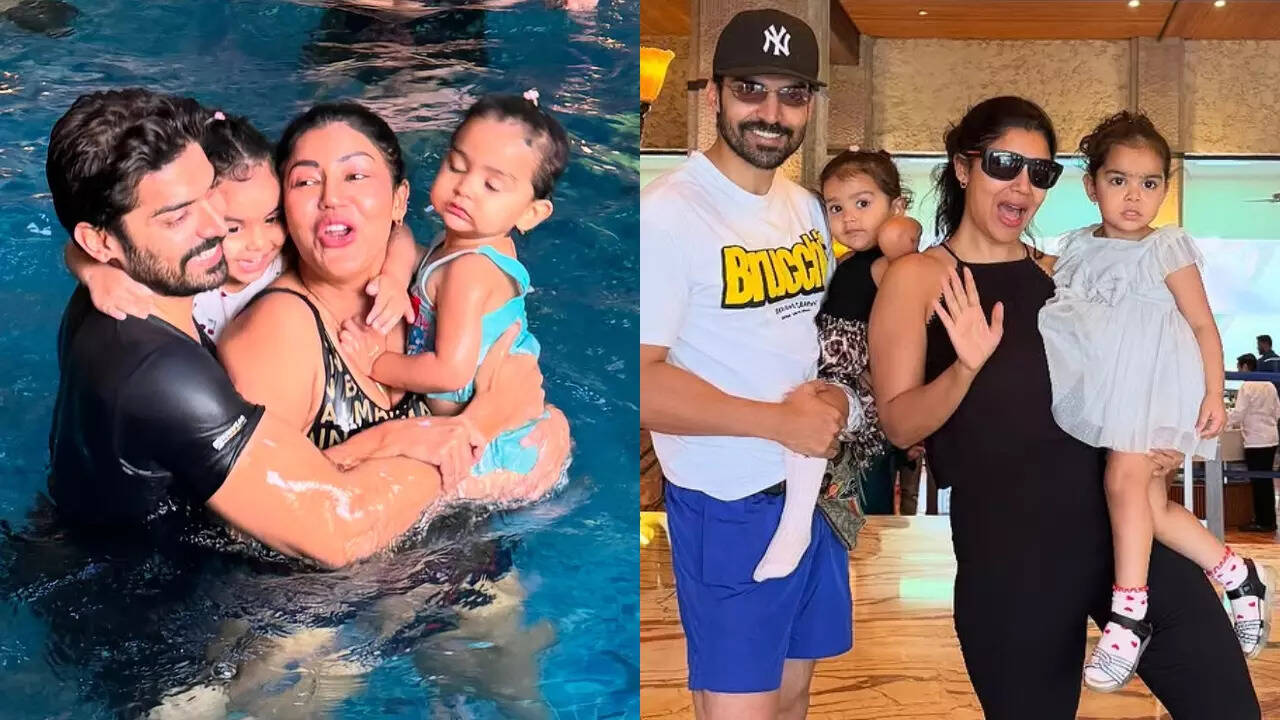 From having fun in the pool to delicious food; Debinna Bonnerjee ...