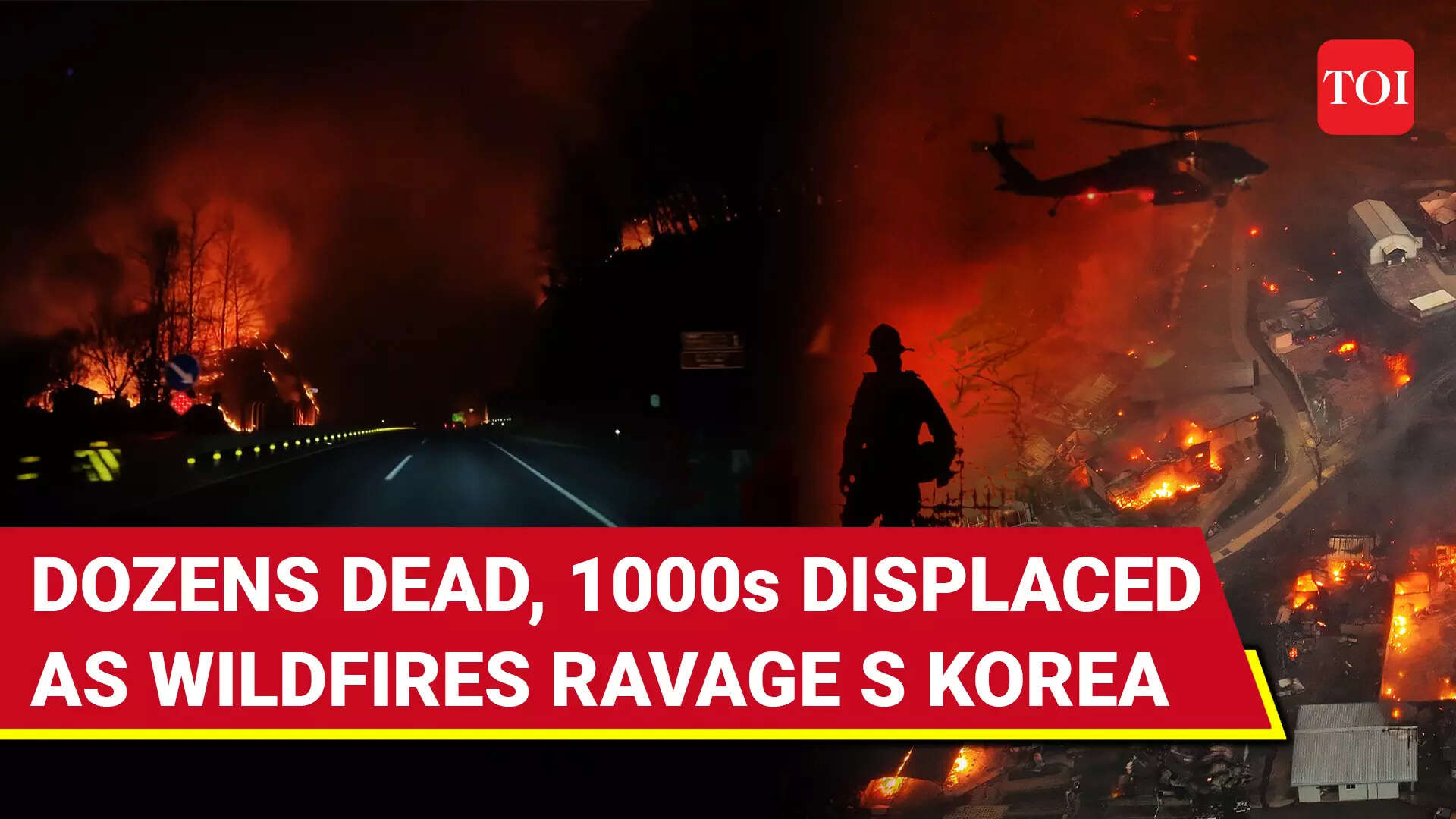 South Korea Wildfires: Apocalyptic Scenes On Cam; Dozens Killed ...