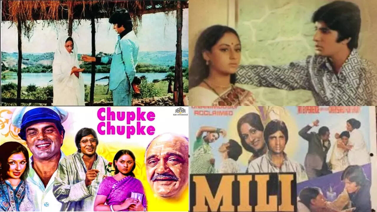 From Zanjeer to Sholay: Amitabh Bachchan and Jaya Bachchan's timeless ...
