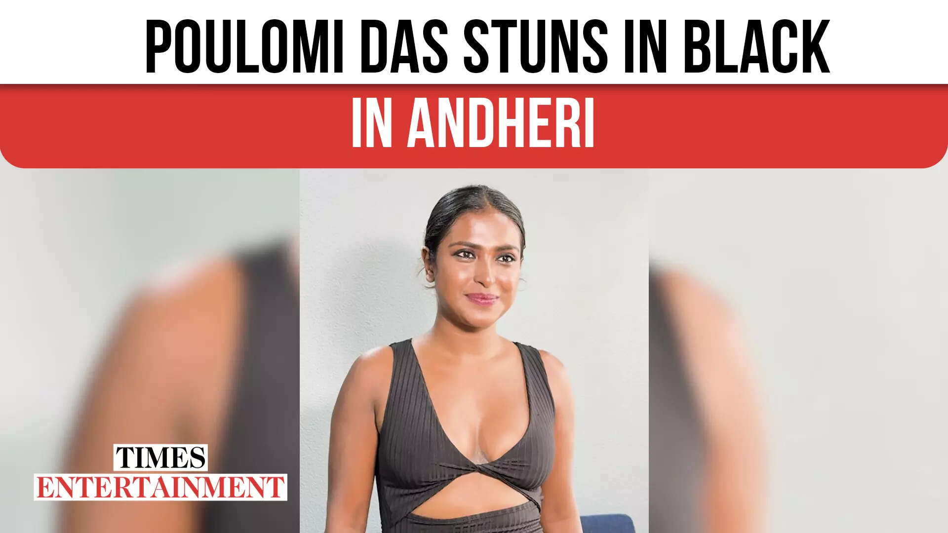 Poulomi Das Spotted in Andheri in Black