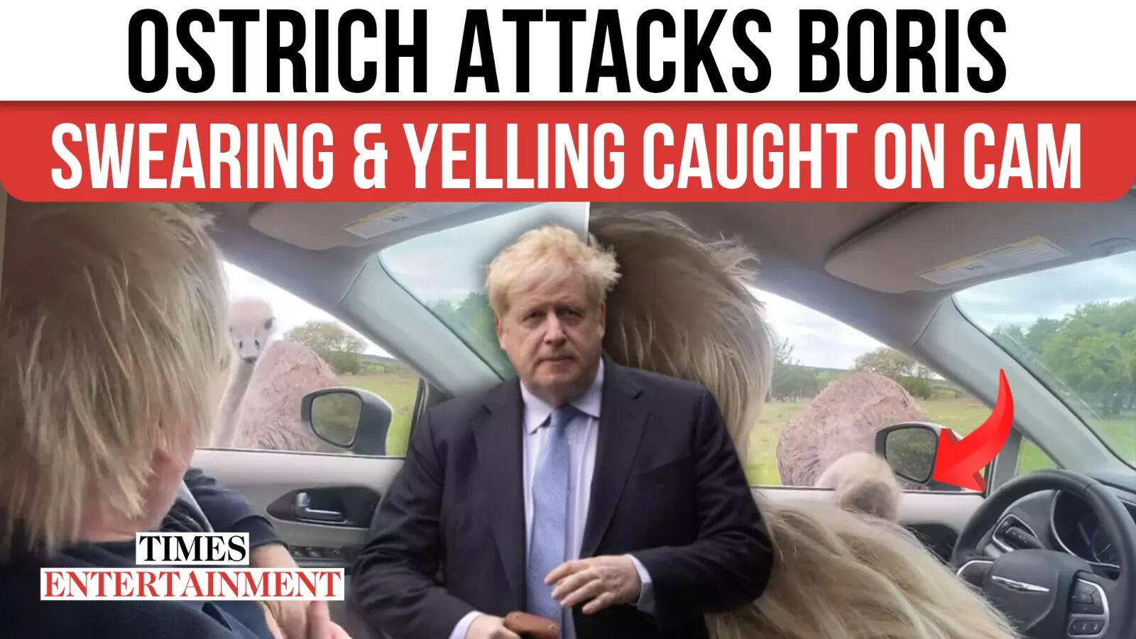 Boris Johnson BITTEN By Ostrich I Viral Wildlife Park Video; Screams ...