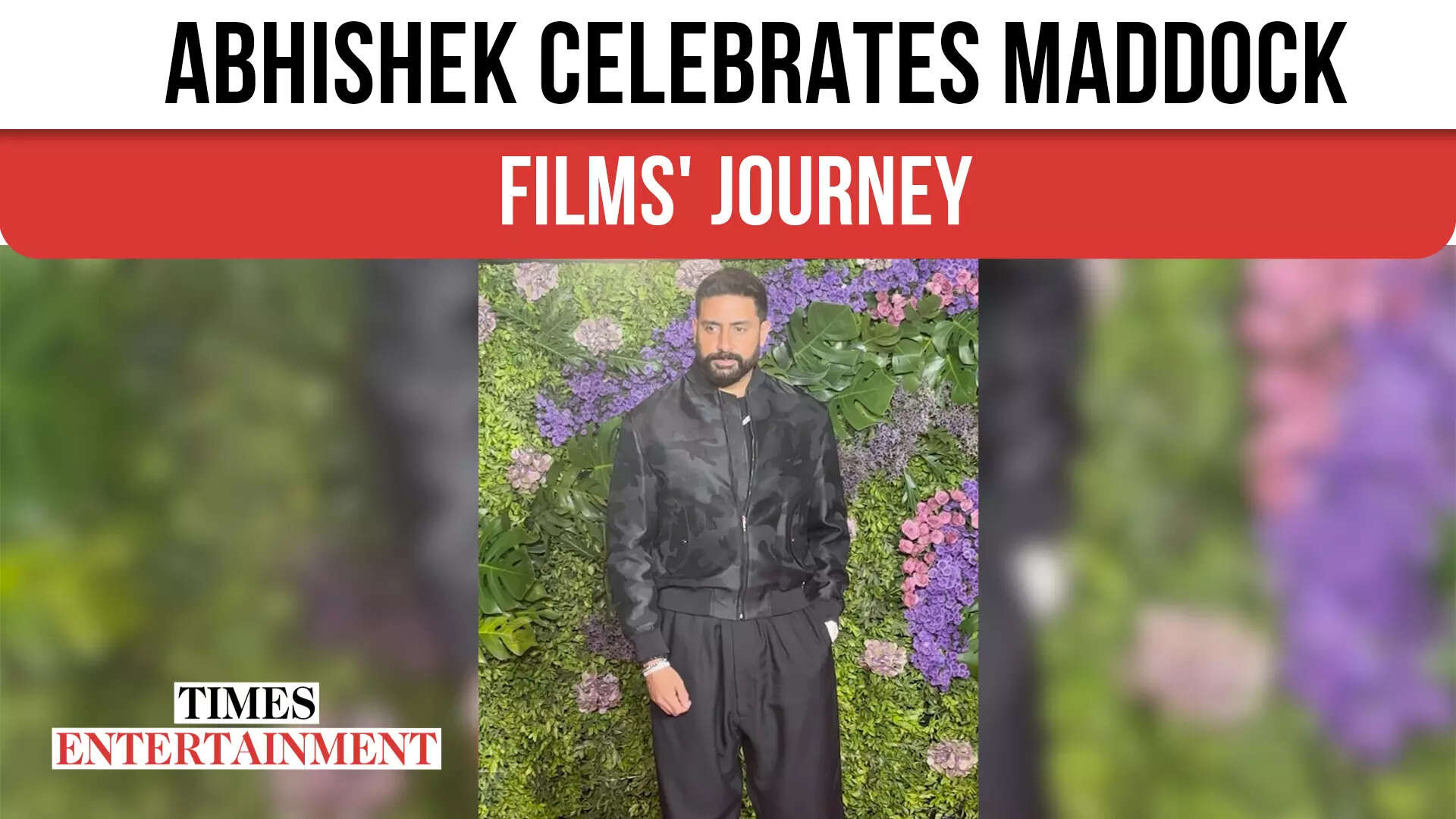 Abhishek Celebrates Maddock Films' Journey