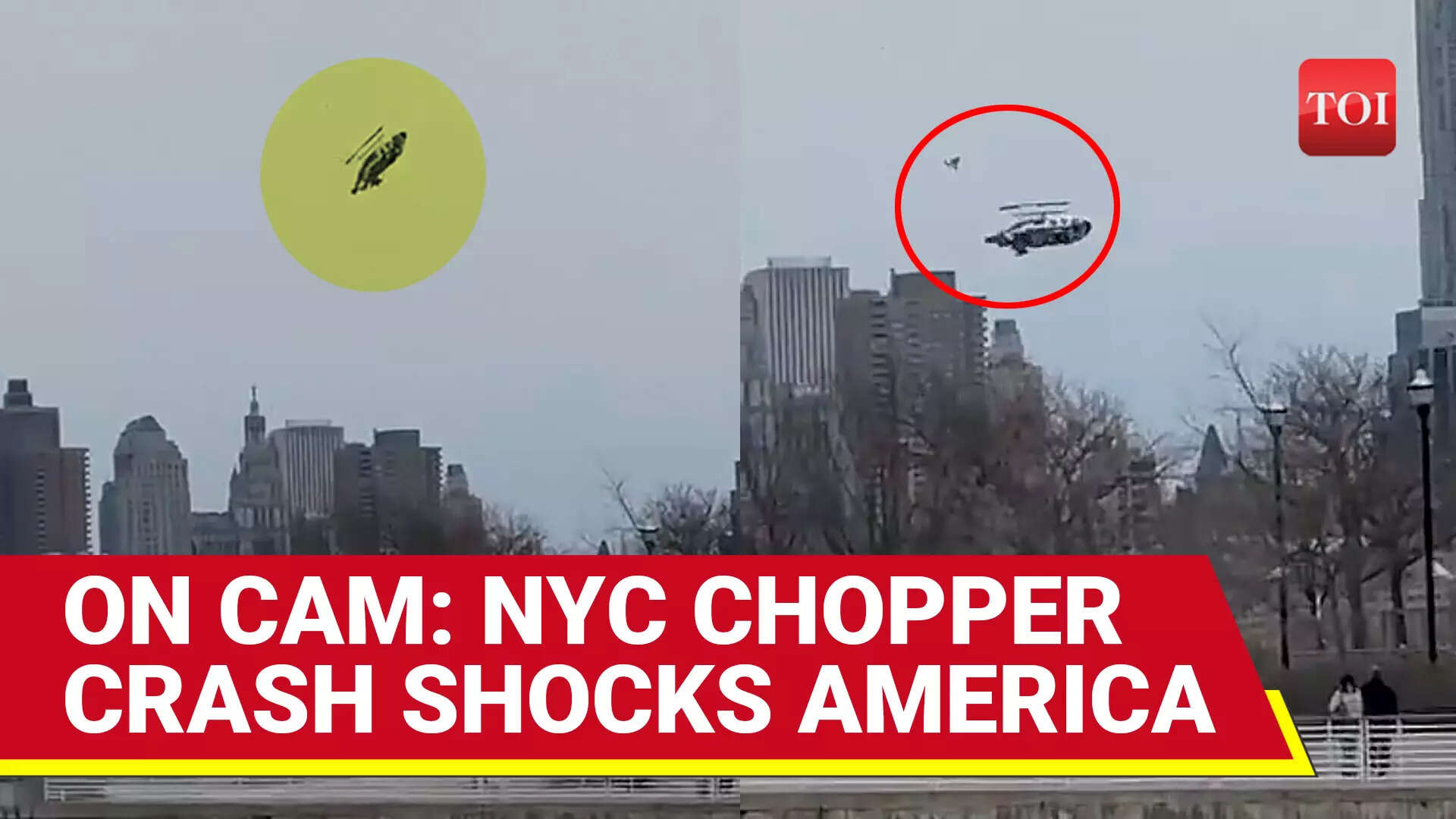 SHOCKING! U.S. Chopper Falls Apart Midair, Crashes Into Hudson River ...