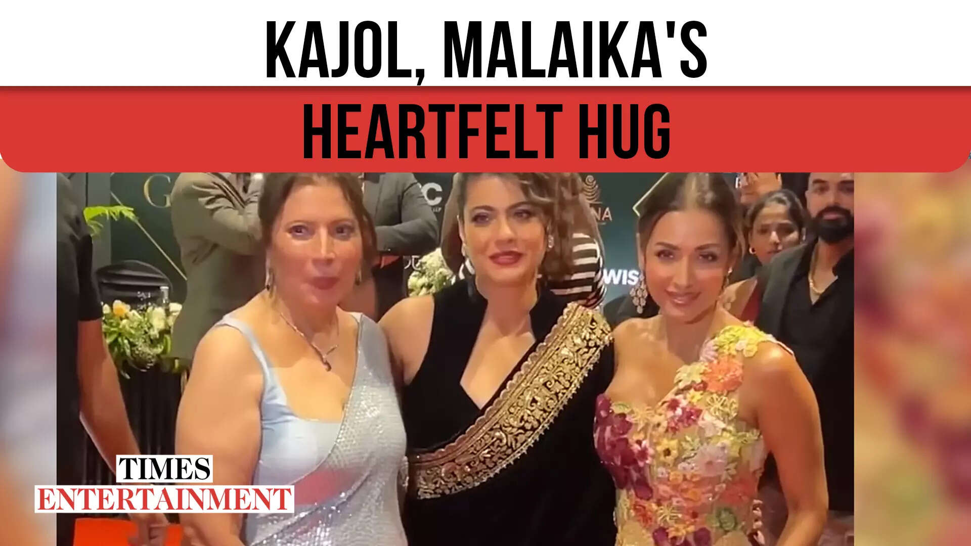 Kajol, Malaika's Heartfelt Hug