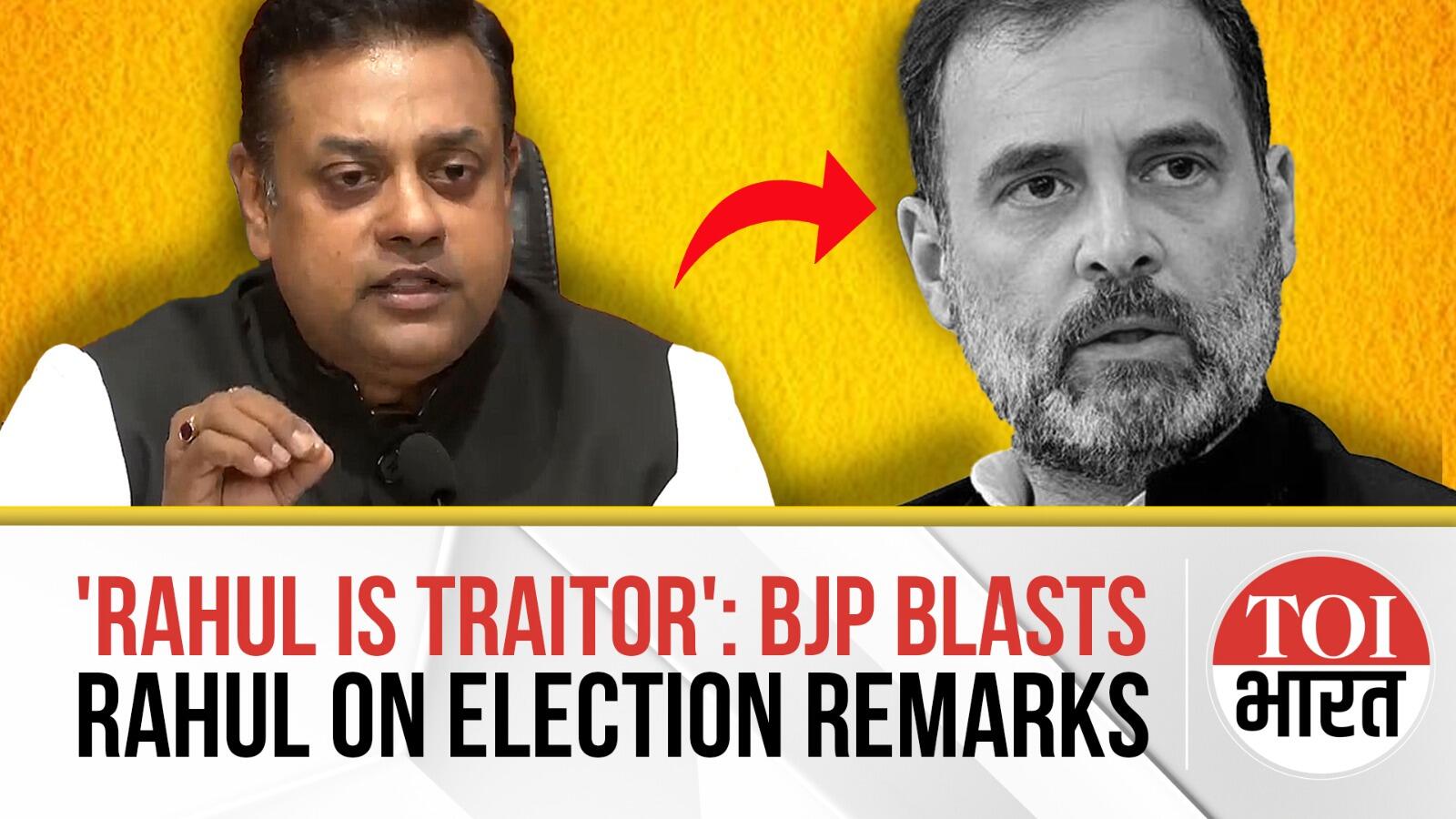 'Rahul Gandhi Is Traitor': BJP Slams Rahul Over Remarks On EC in US, Renews Attack on Herald Case