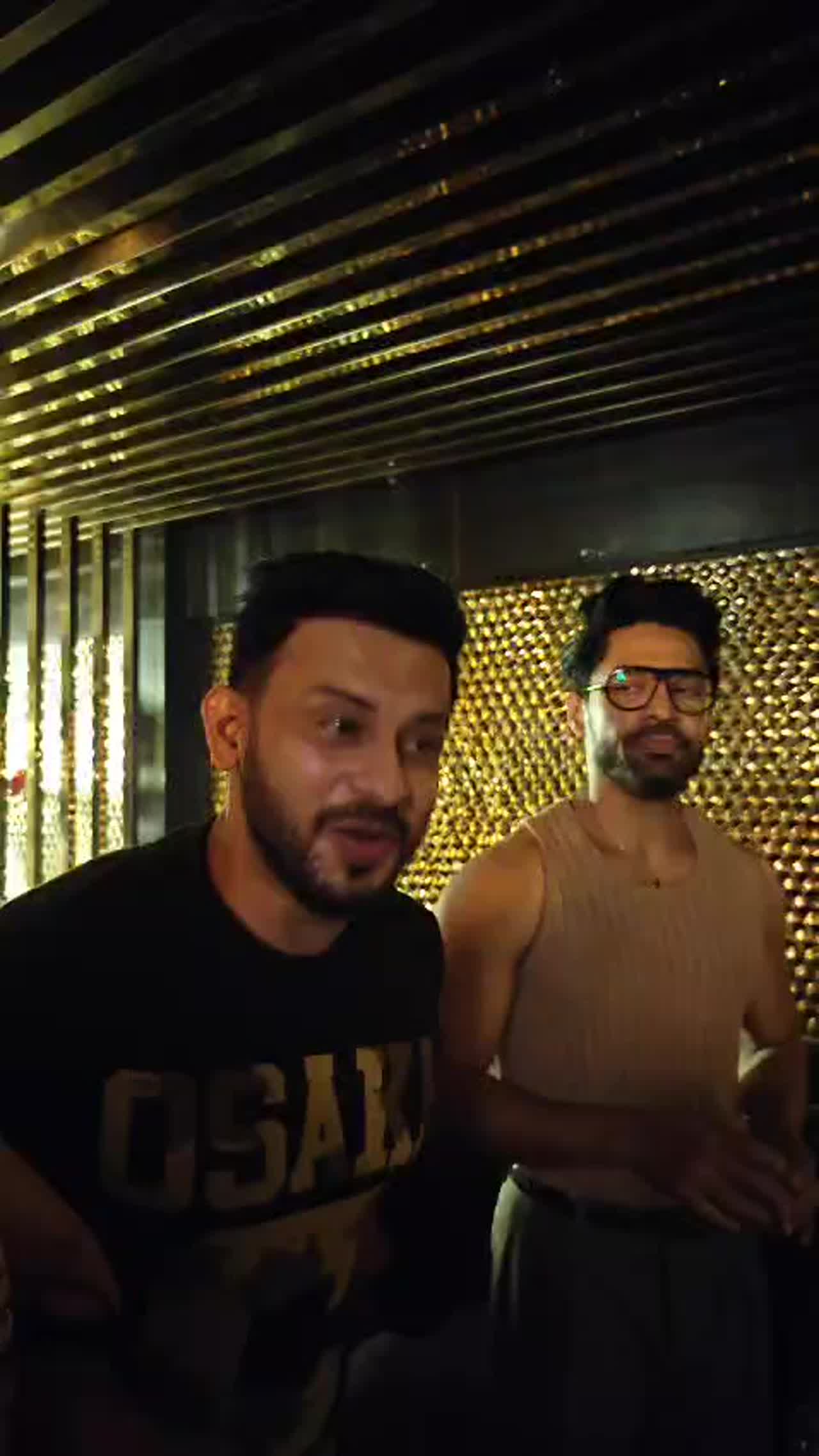 Actors Gourab Chatterjee and Anindya Chatterjee spotted at a city event