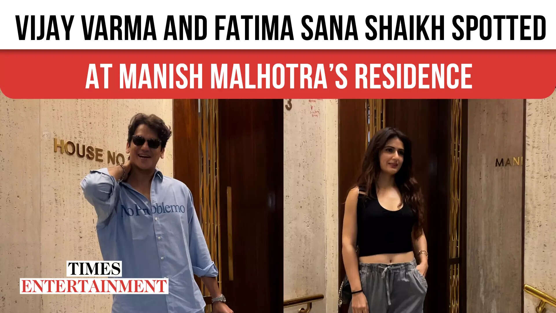 Vijay Varma was spotted at Manish Malhotra’s residence