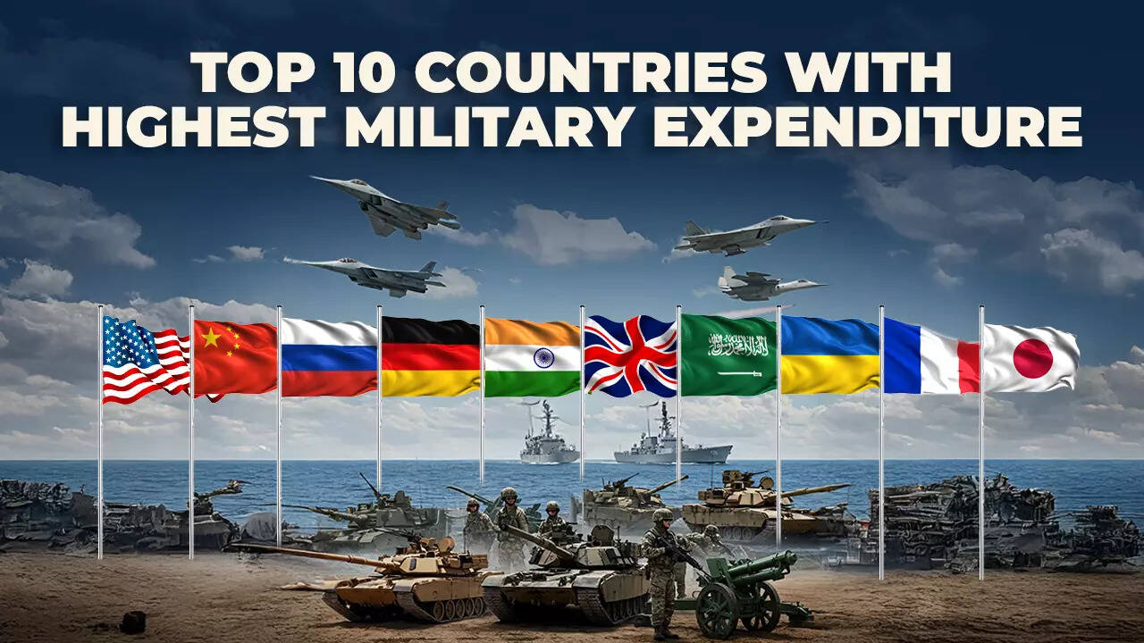 Top 10 Countries With Highest Military Expenditure: US Leads China By A Huge Margin. Where Does ...