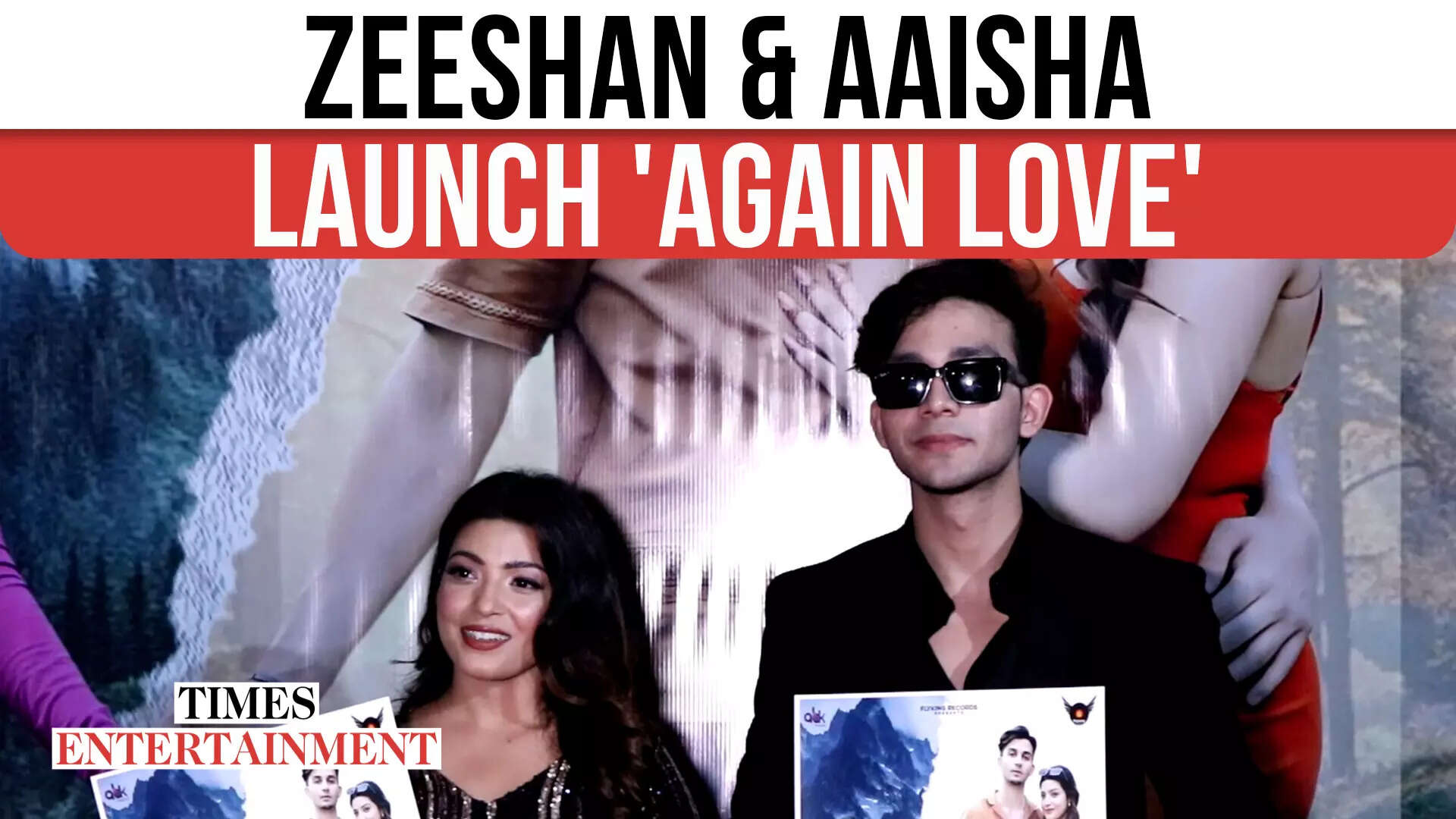 Md Zeeshan & Aaisha Siddiqui Attend ‘Again Love’ Song Launch